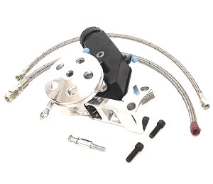 Power Steering Pump - Clip-On Reservoir - GM Small Block - Short Water ...